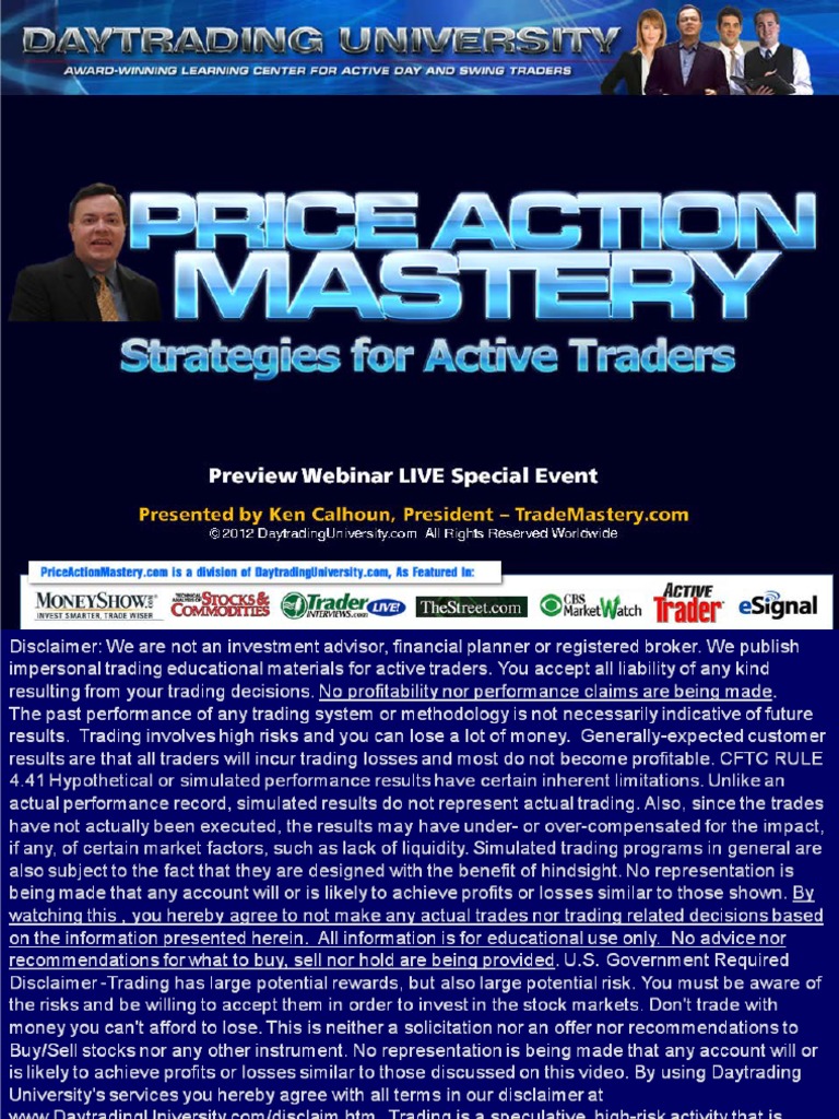 Price Action Mastery Main Preview | PDF