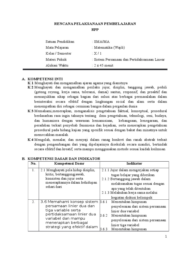 Contoh Soal Spltv Beserta Jawabannya