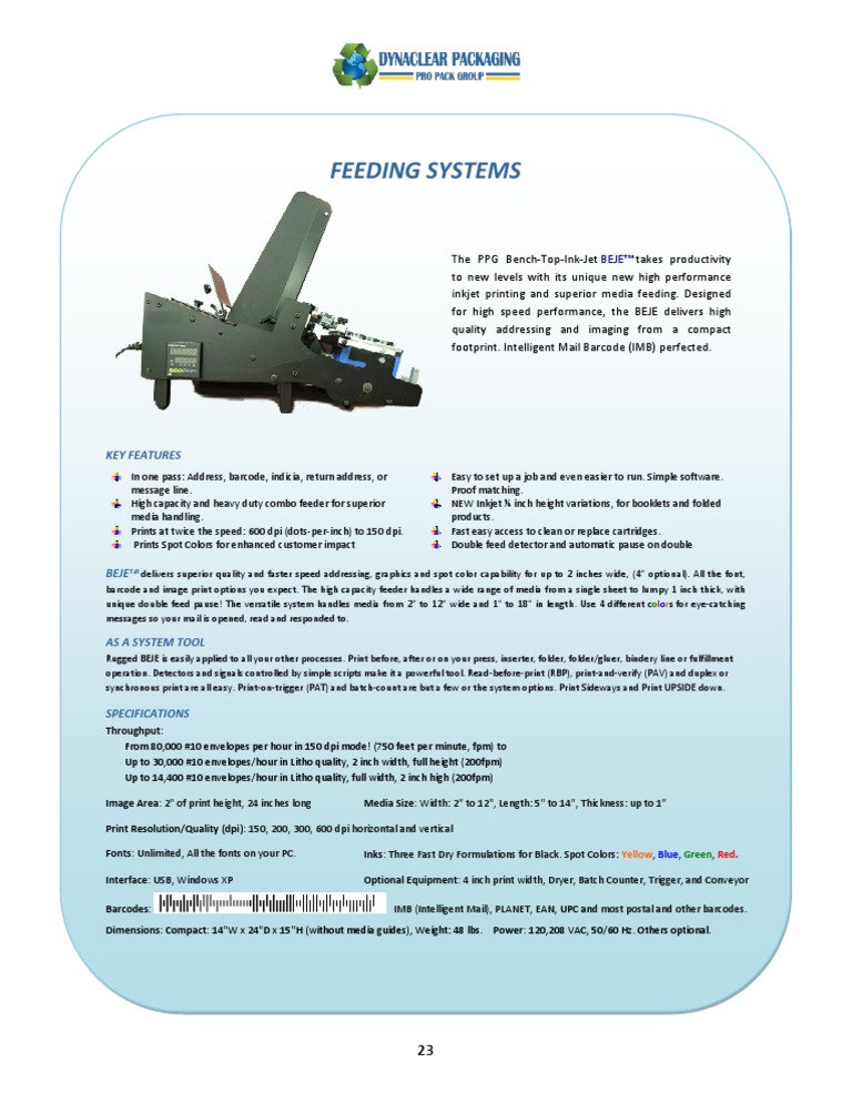 Feeding Systems | PDF
