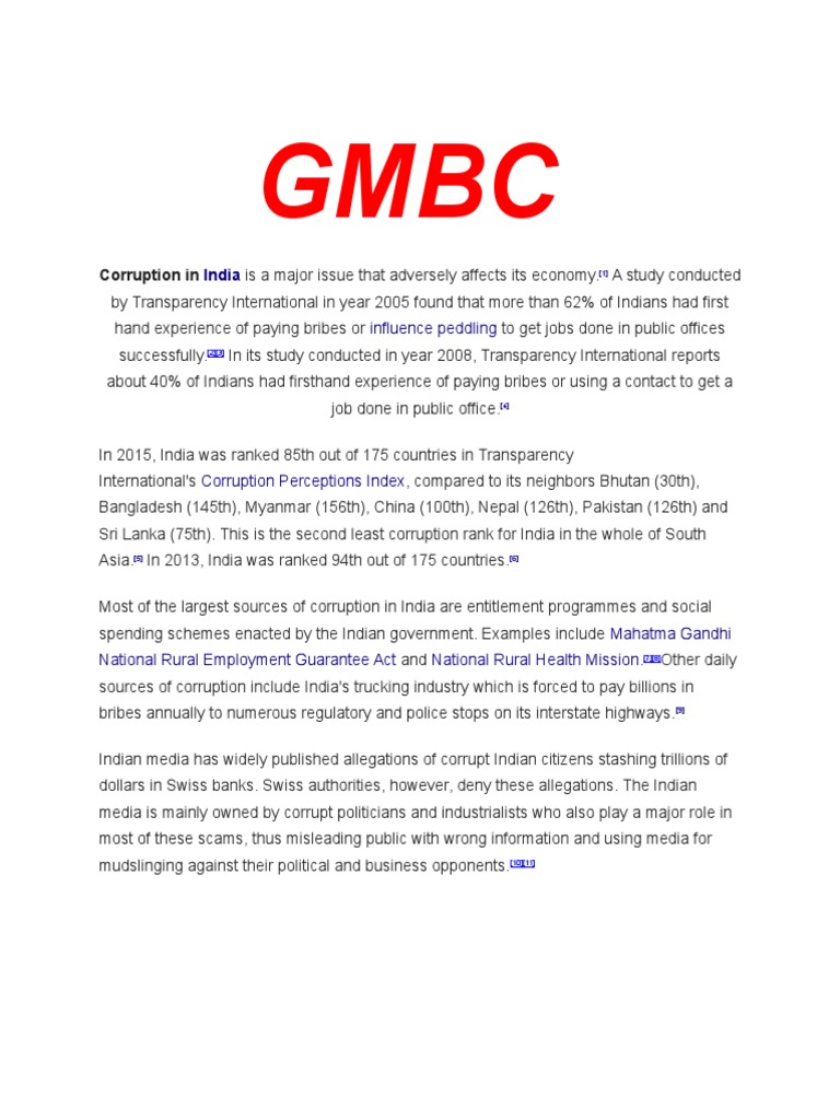 Corruption | PDF | Business