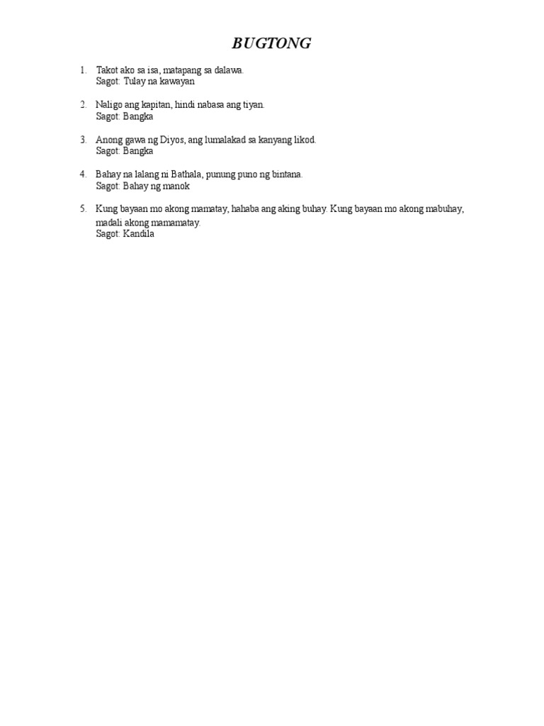 Panudyo 2 | PDF