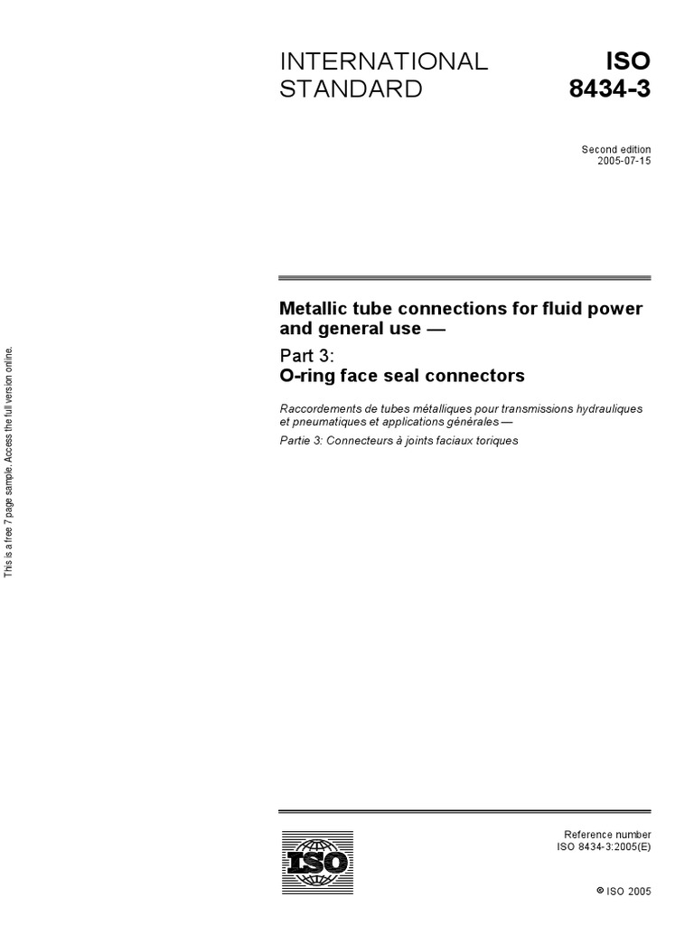 Iso - 8434 3 2005 | PDF