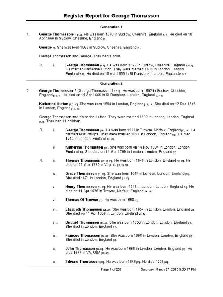 George Tomasson | PDF | Will And Testament