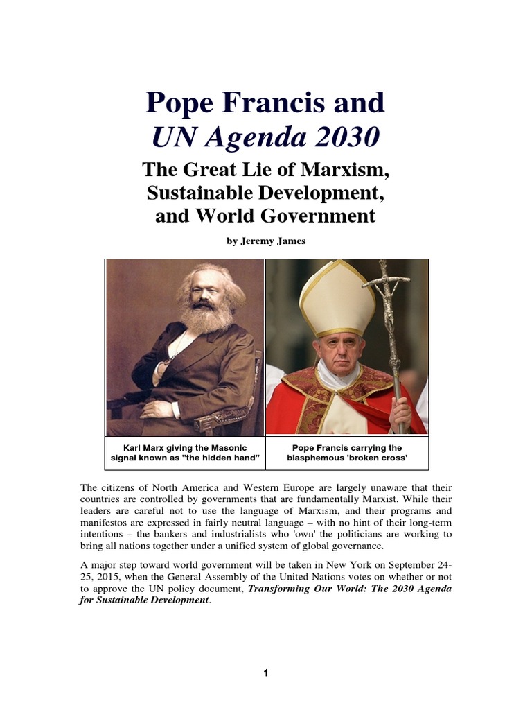 Pope Francis and UN Agenda 2030 | PDF | Food Security | Sustainability