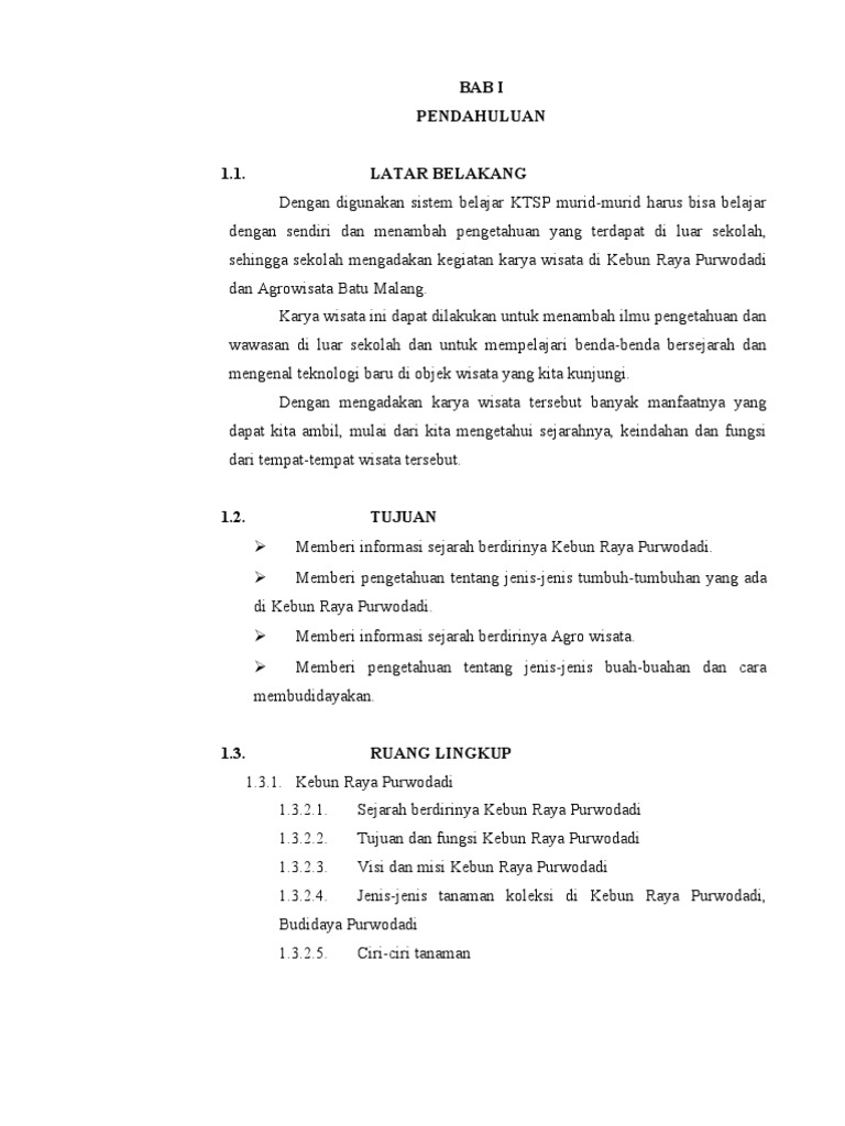 Laporan Karya Wisata | PDF