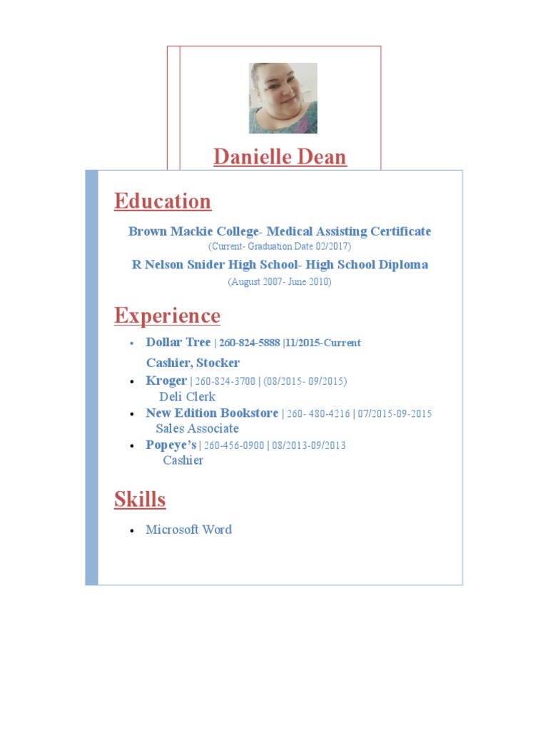 Danielle Resume | PDF