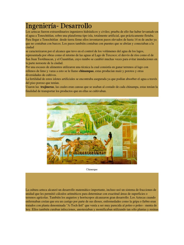 Ingeniería Azteca | PDF | azteca | México