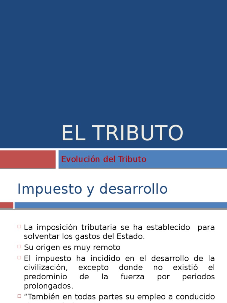 Evolucion Del Tributo | PDF | España | Colonialismo