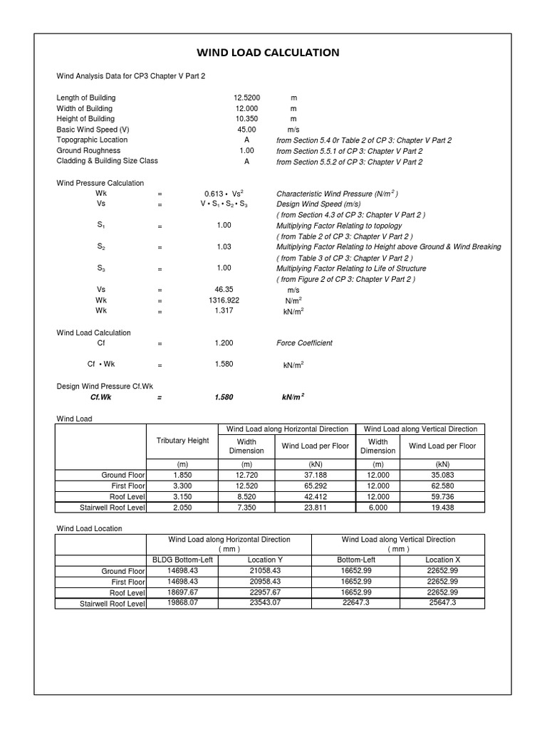 Wind Load Pdf