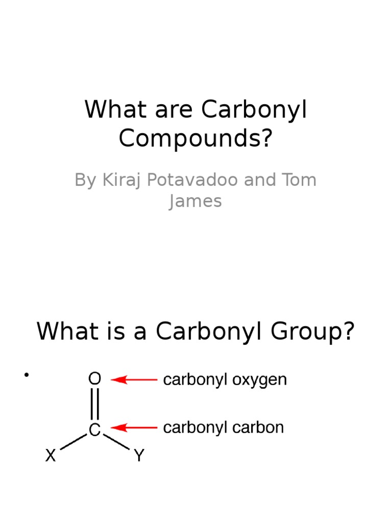 Chemistry of Carbonyl Compounds | PDF | Aldehyde | Ketone