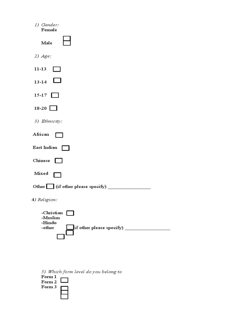 Social Studies Sba Questionnaire | PDF | Teachers | Cognition