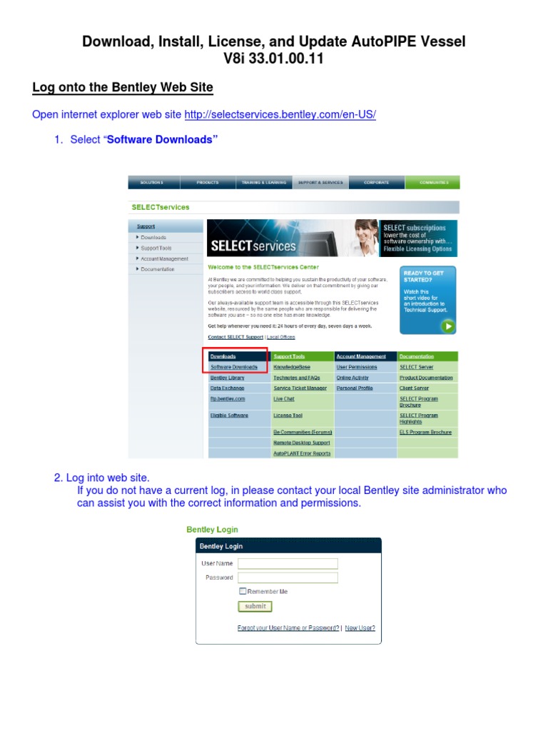Install - Update AutoPIPE Vessel-33.01.00.11 | Download Free PDF | Installation (Computer ...