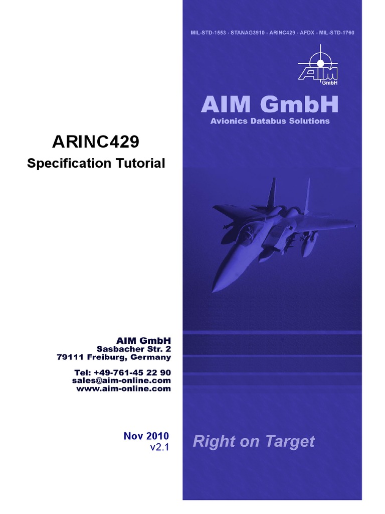 Arinc 429 | PDF | Specification (Technical Standard) | Bit