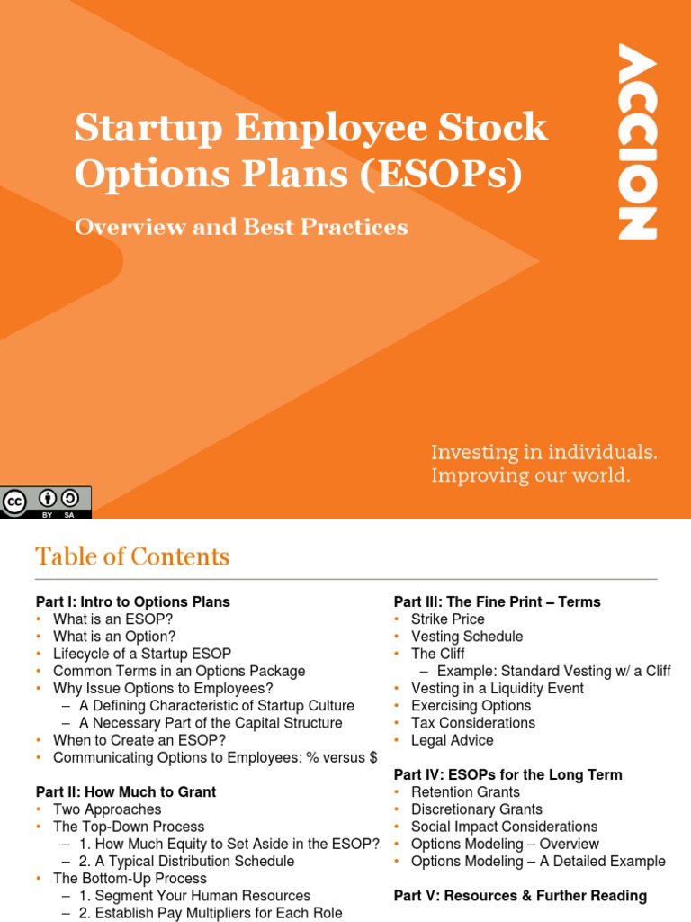ESOP Best Practices | Vesting | Employee Stock Ownership Plan