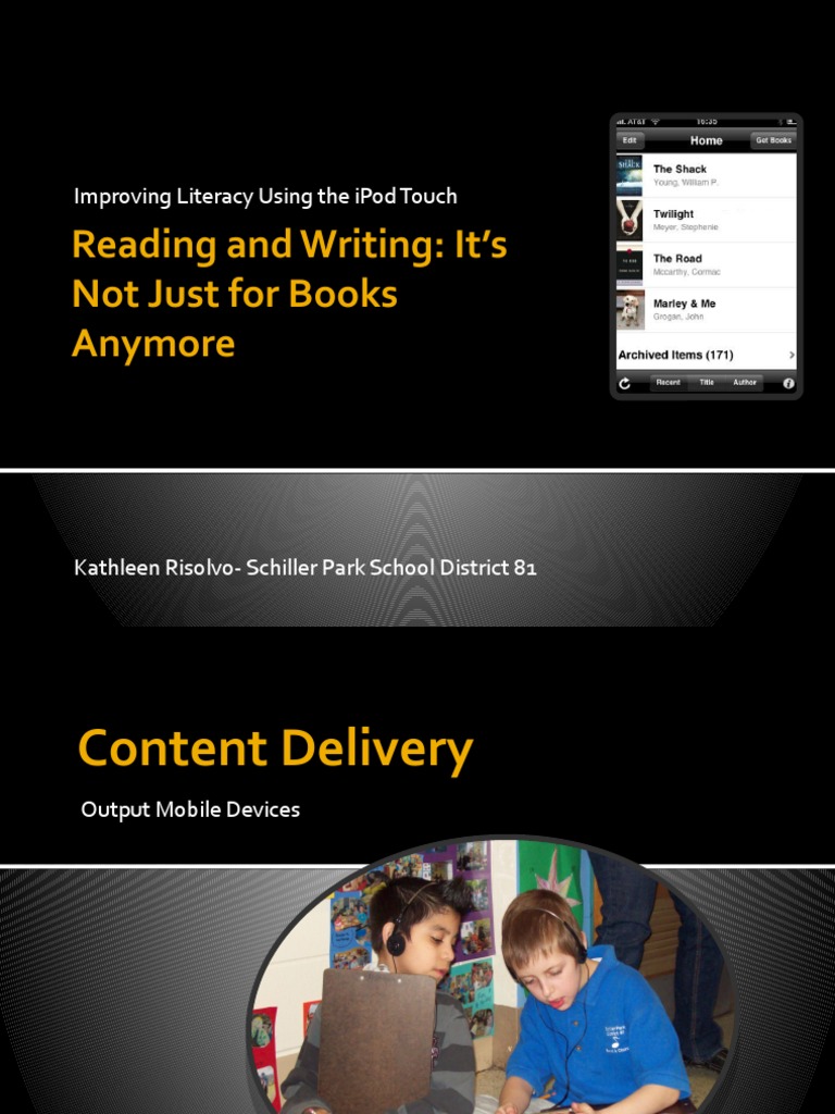 Enhancing Literacy with iPod Touch Apps | PDF