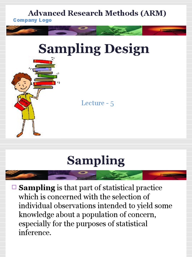 Sampling Design Advanced Research Methods Arm Pdf Sampling