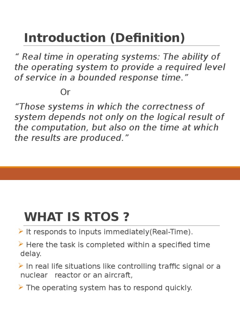 An Introduction to Real-Time Operating Systems: Defining Real-Time ... An Introduction to Real-Time Operating Systems: Defining Real-Time ...