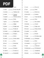 Transportation Vocabulary List | PDF | Wagon | Sport Utility Vehicle
