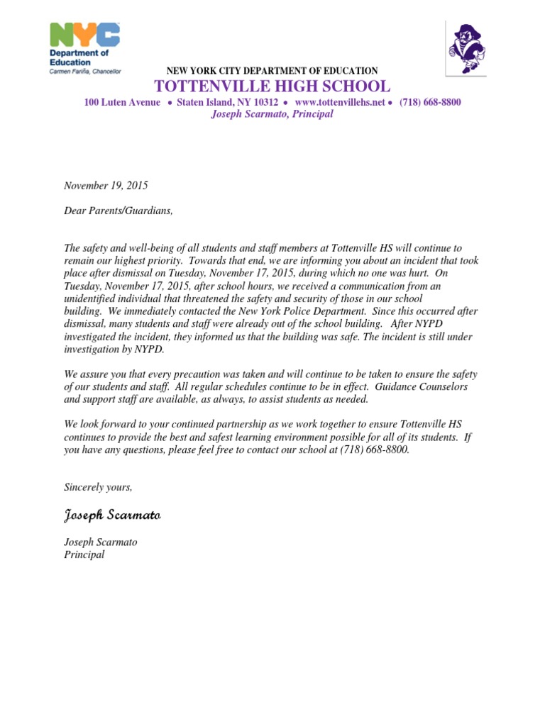 Message From Principal | PDF