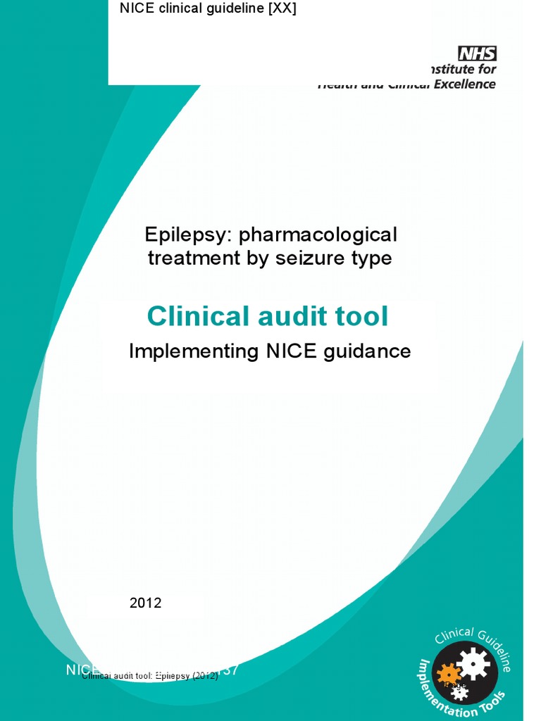 Epilepsy: Pharmacological Treatment by Seizure Type: NICE Clinical ...