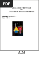 Chemistry Investigatory Project | PDF | Water Purification | Distillation