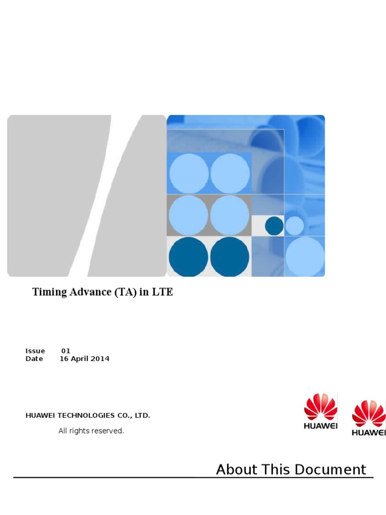 Timing Advance (TA) in LTE | PDF | Discrete Fourier Transform | Lte ...