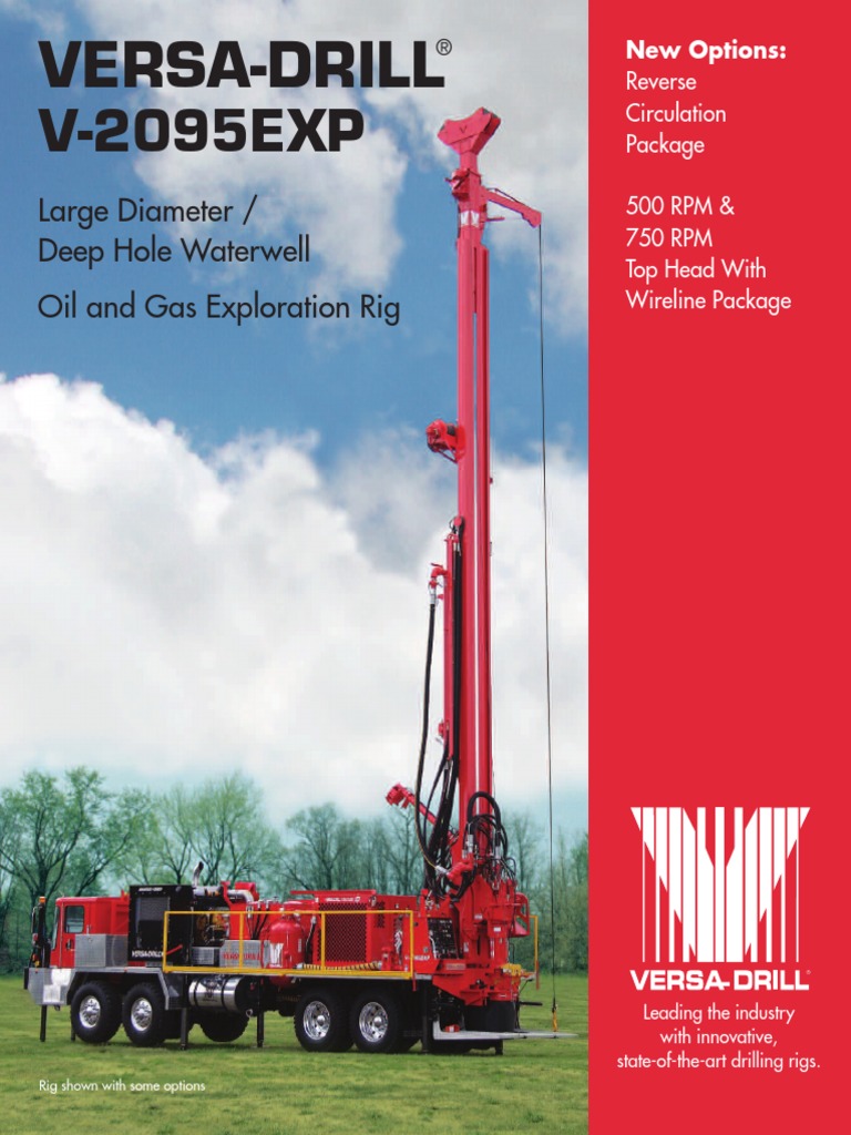 V-2095EXP: Versa-Drill | PDF | Drilling Rig | Transmission (Mechanics)