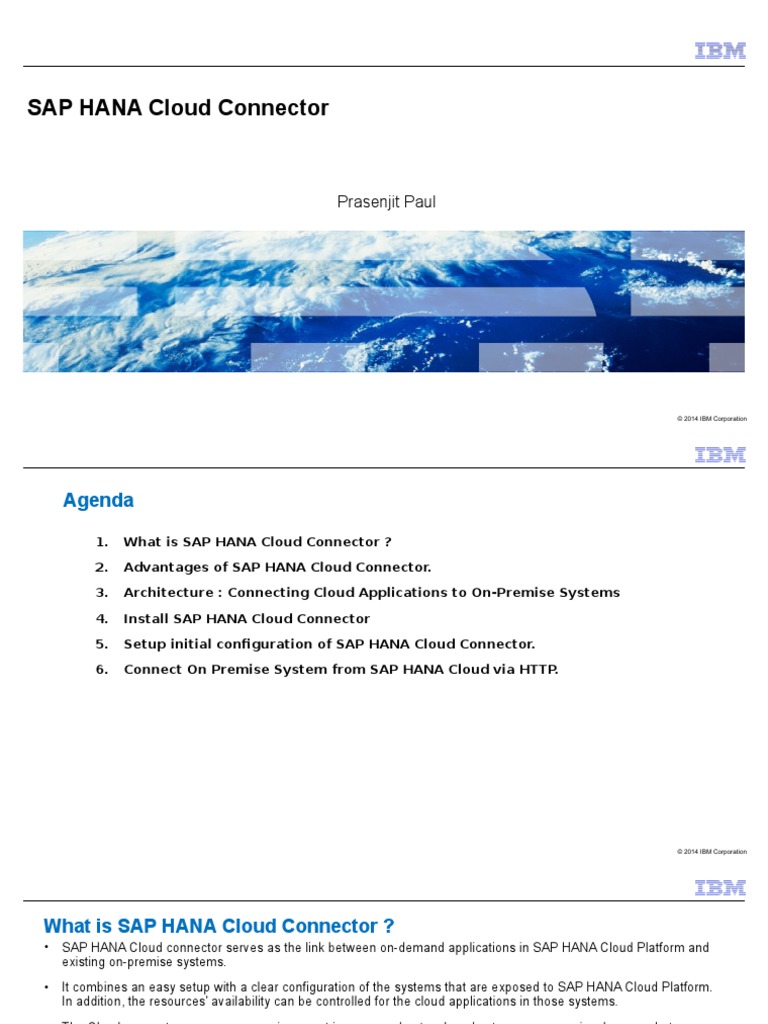 SAP HCP Cloud Connector | PDF | Cloud Computing | Hypertext Transfer Protocol
