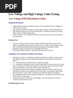 IR Value For Electrical Cable and Wiring | PDF | Insulator (Electricity ...