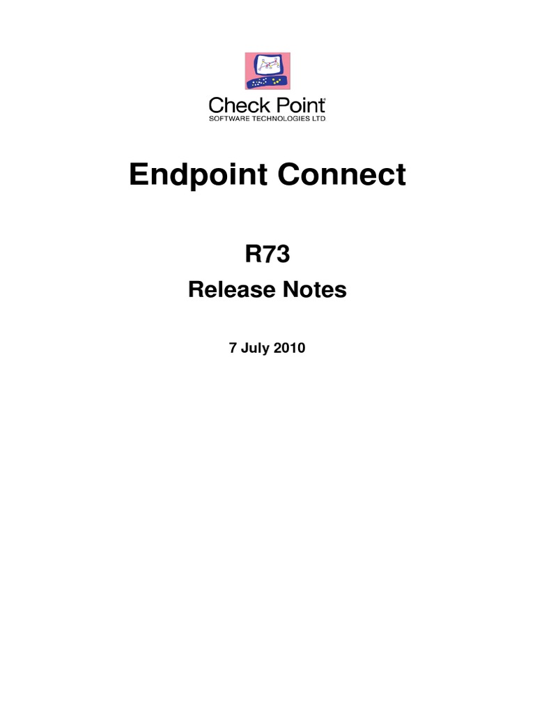 Check Point Endpoint Connect R73 | PDF | Windows 7 | Microsoft Windows