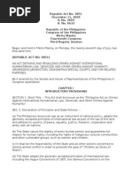 Republic Act No. 9851 - Official Gazette of The Republic of The ...
