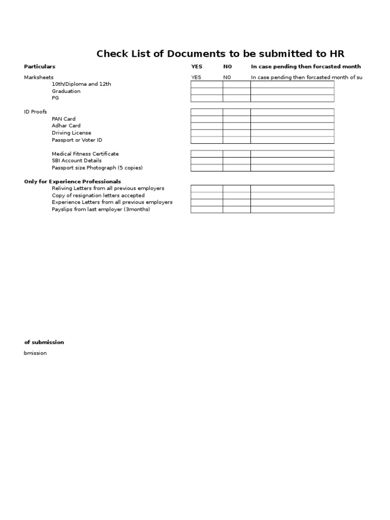 Checklist For Joining Documents | PDF | Privacy | Applications Of ...