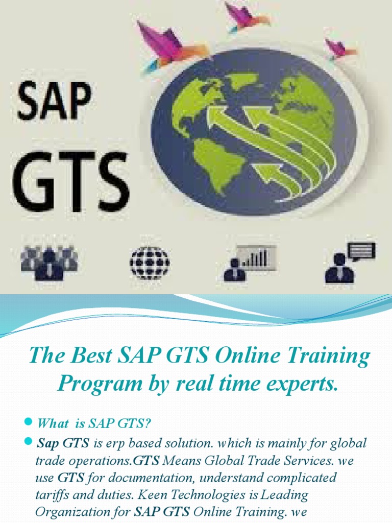 SAP GTS Online Training | PDF | Sap Se | Exports