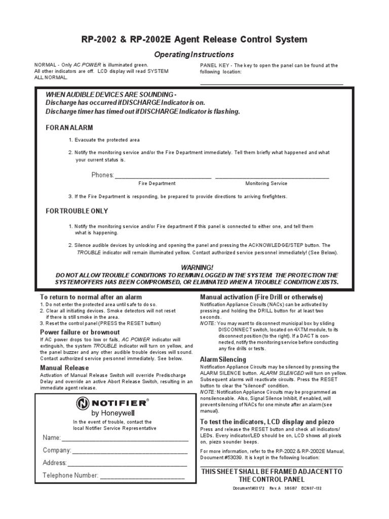 RP-2002 Operating Instruction | PDF | Switch | Equipment