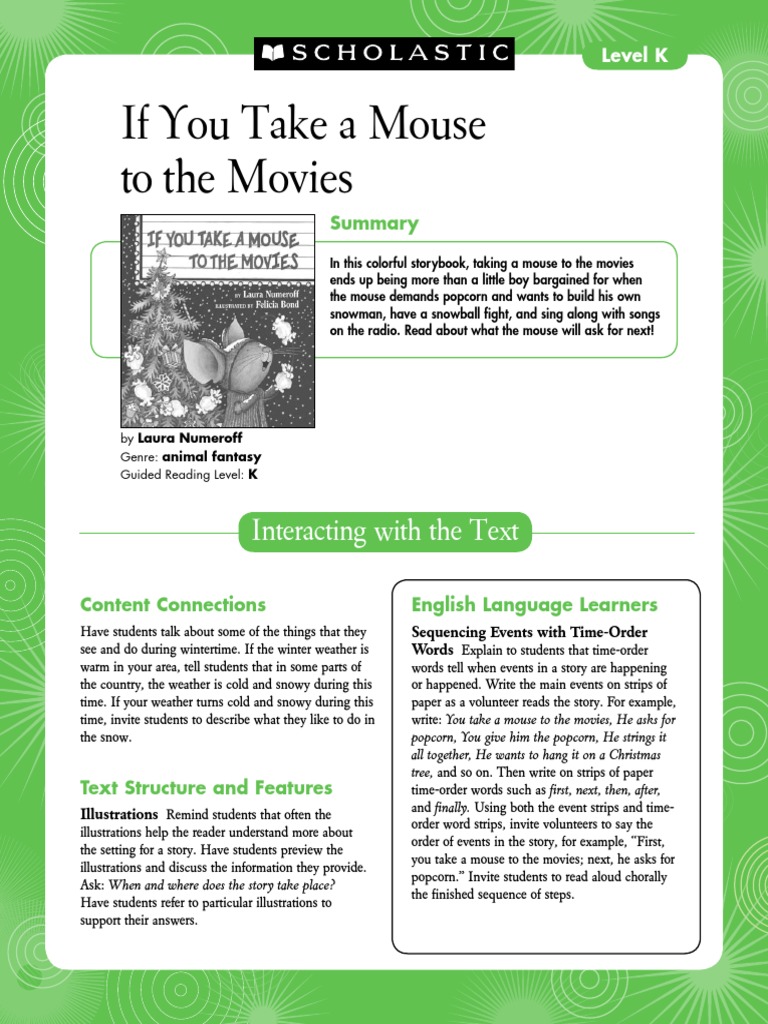 If You Take A Mouse To The Movies: Interacting With The Text | PDF ...