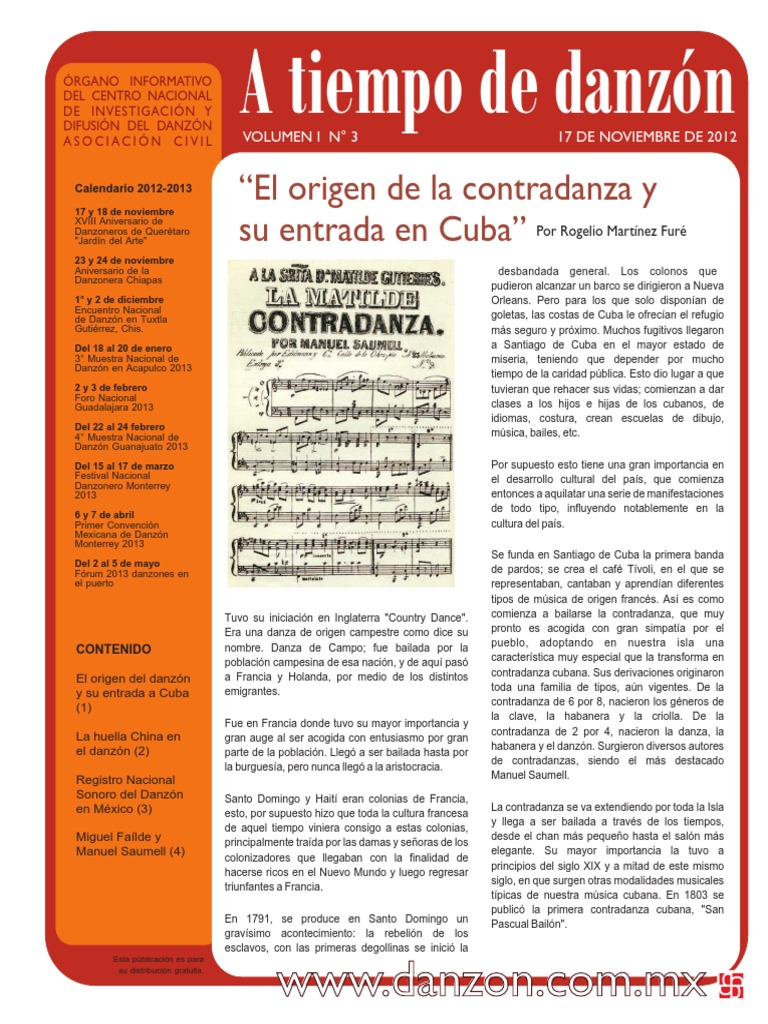 0152 - Rogelio Martínez Furé - El Origen de La Contradanza y Su Entrada ...