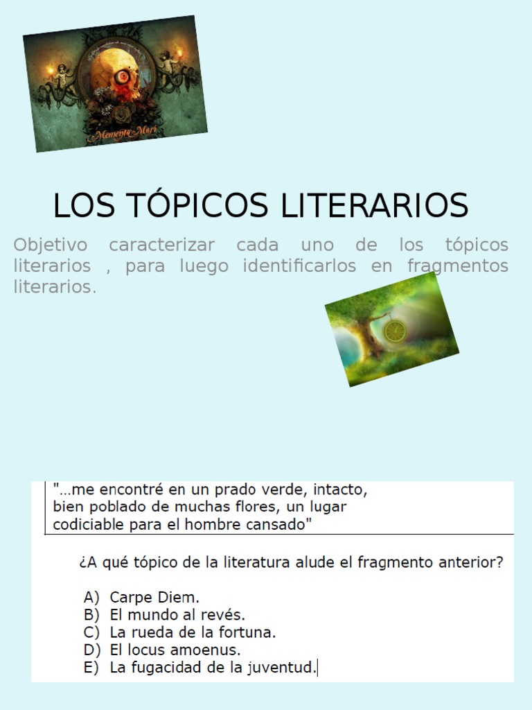 Tópicos Literarios | PDF | Miguel De Cervantes | Amor