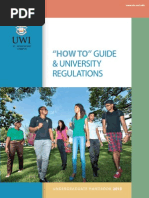UWI Student Registration Guide | PDF | Login | World Wide Web