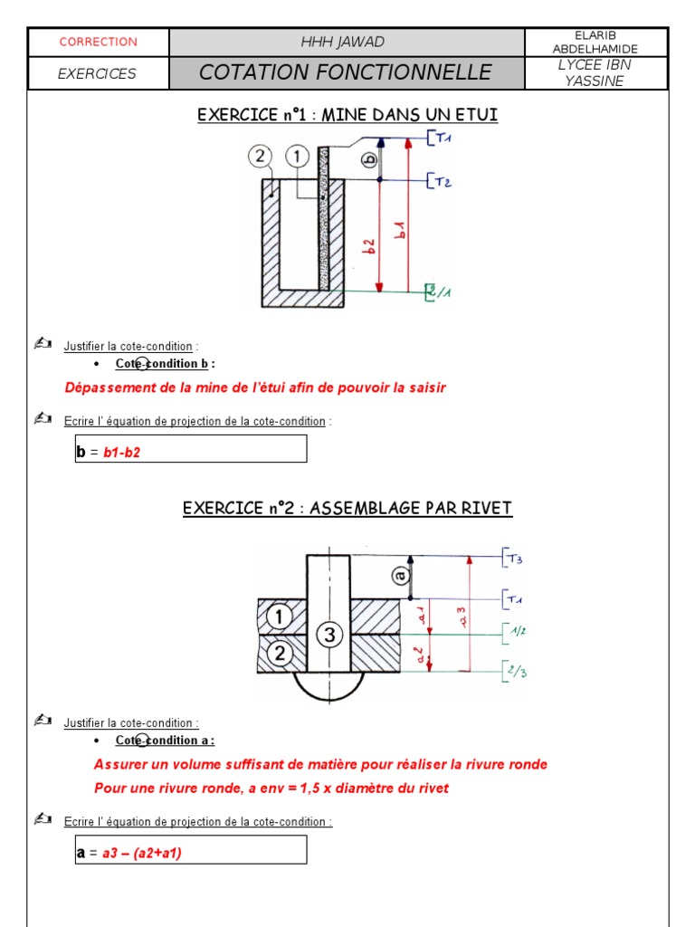 Cotation Fonctionnelle | PDF | Métallurgie | Joindre