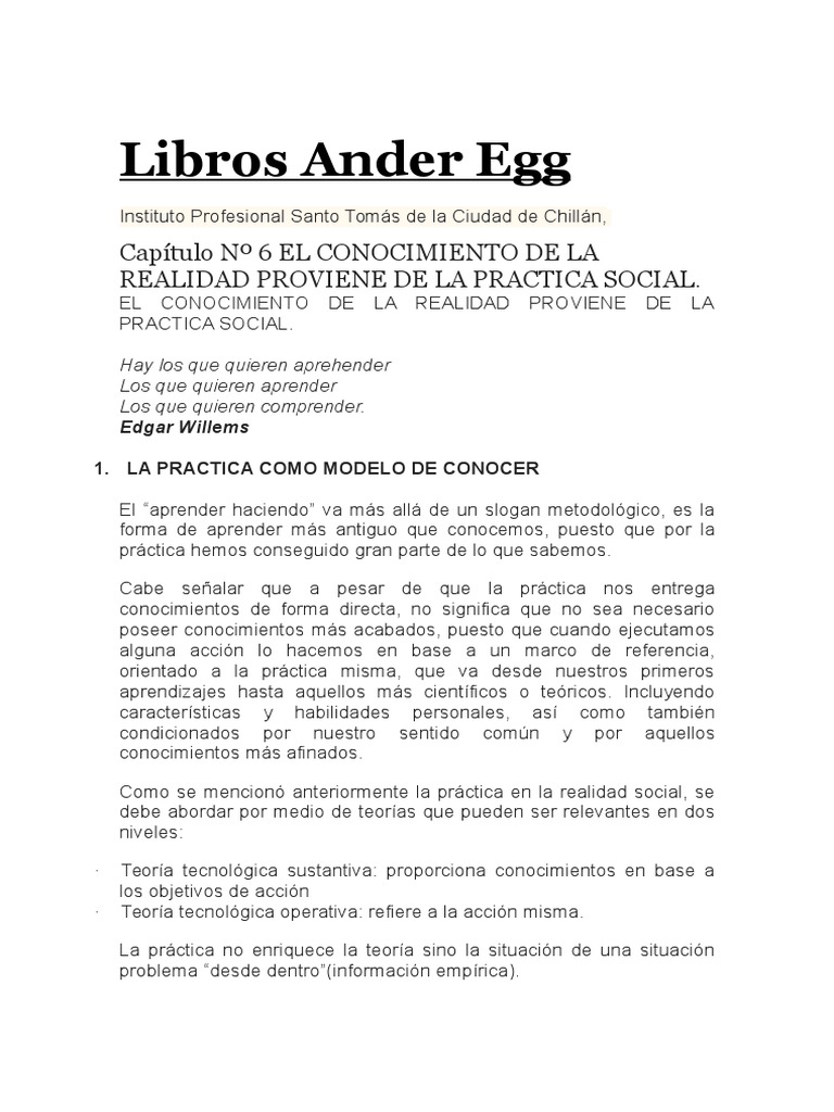 .Libros Ander Egg | PDF | Comunidad | Evidencia