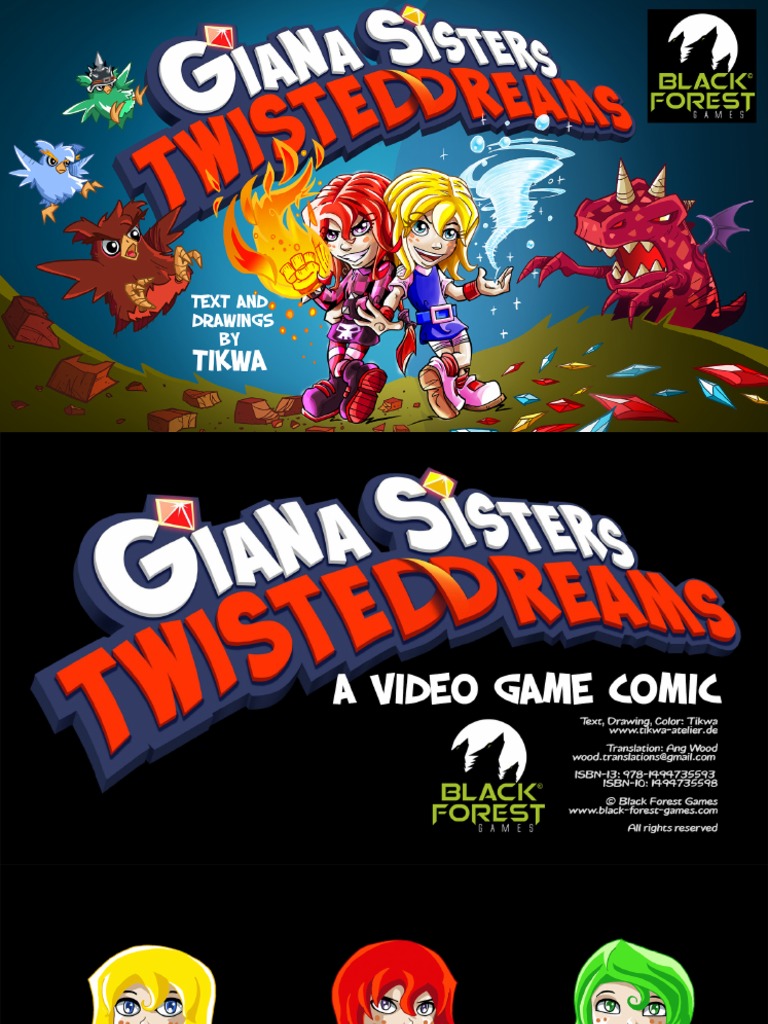 Giana Sisters Hb Twisted Dreams Comic Pdf