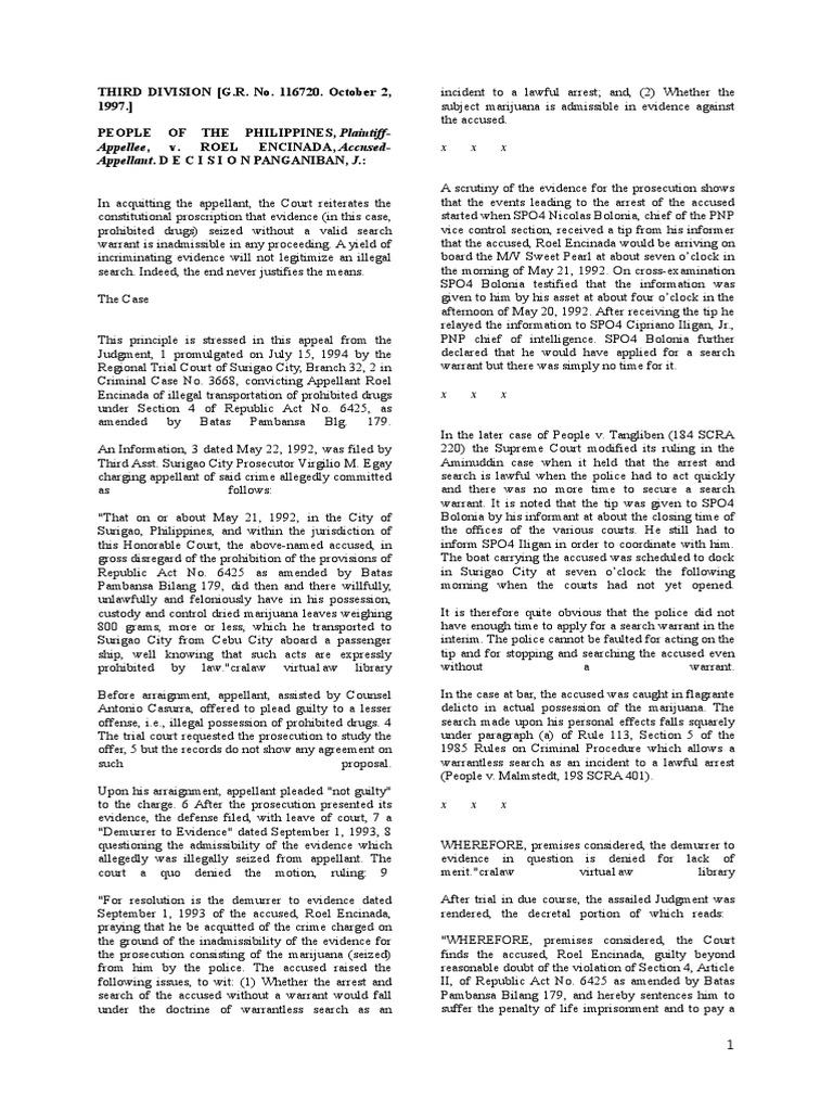 Evidence Full Text Cases: Rule 128 of The Rules of Court | PDF | Search ...