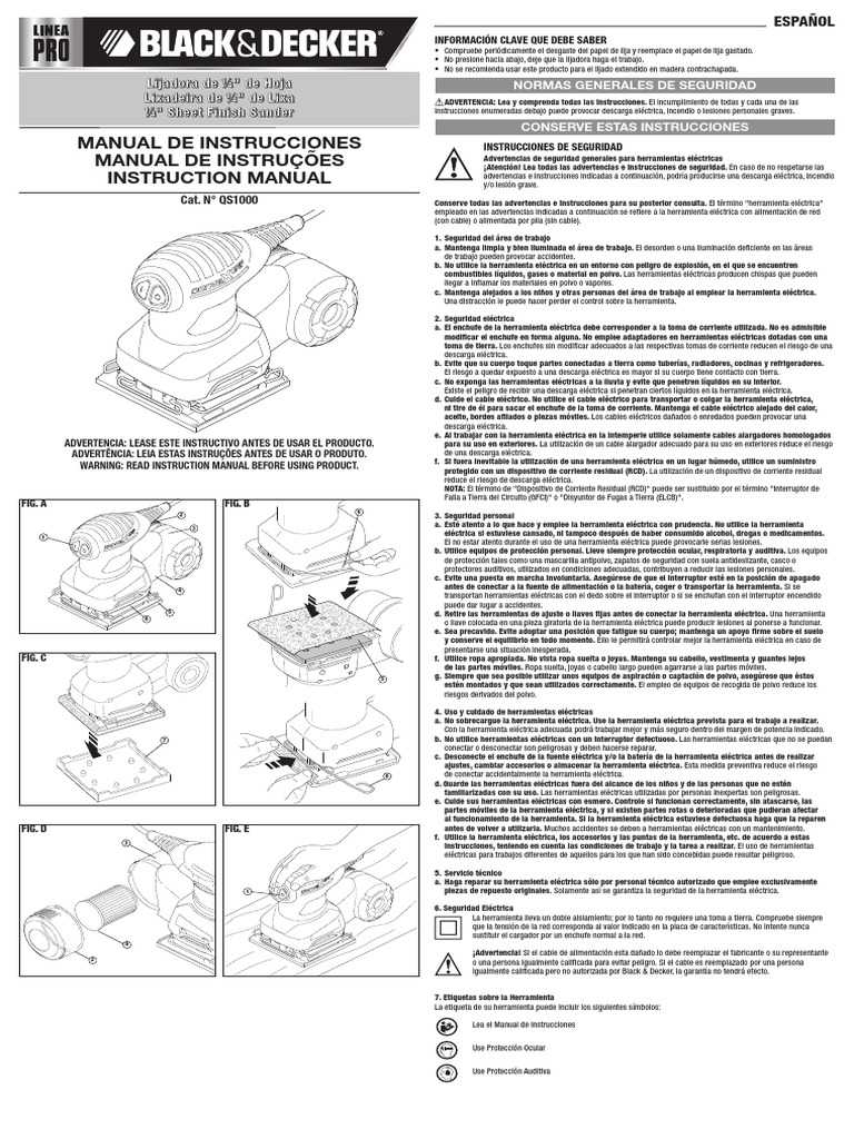 Qs1000 Manual | PDF | Enchufes y tomas de corriente alterna | Residuos