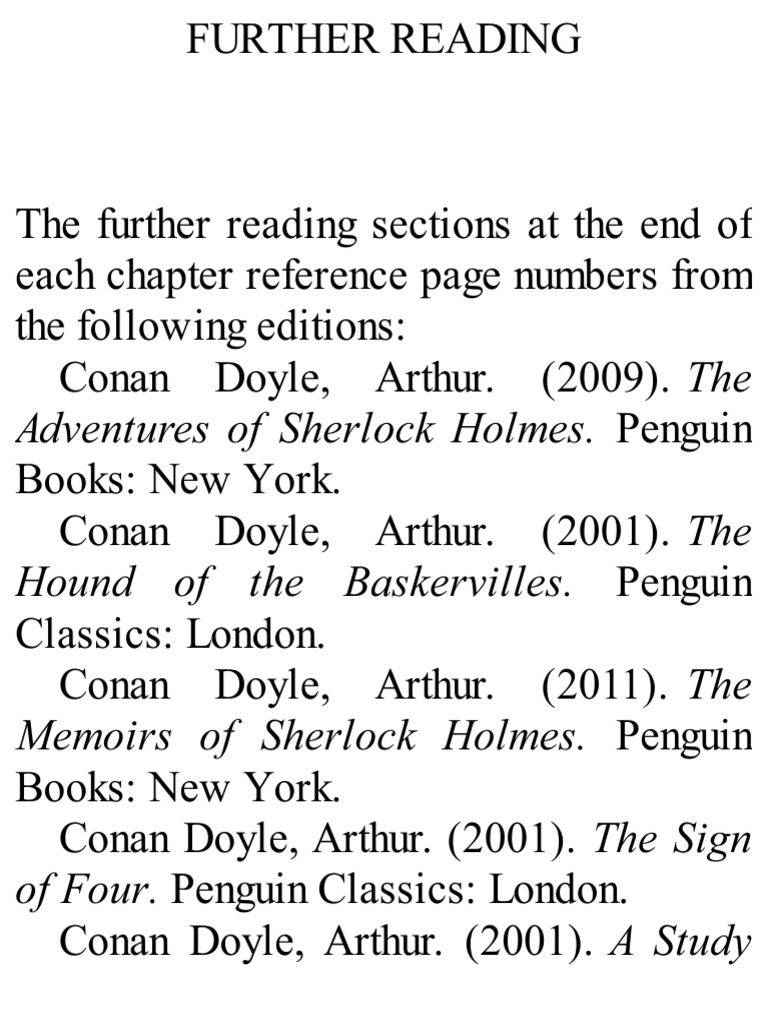 Adventures of Sherlock Holmes. Penguin | PDF