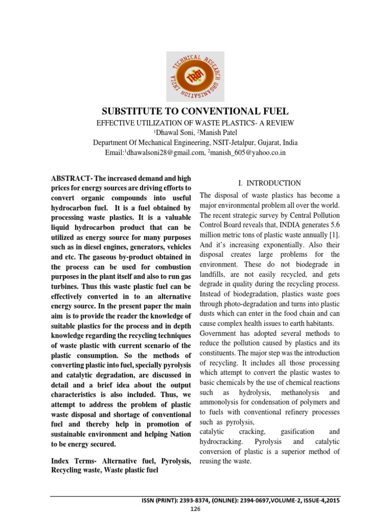 Research Paper | PDF | Pyrolysis | Natural Gas