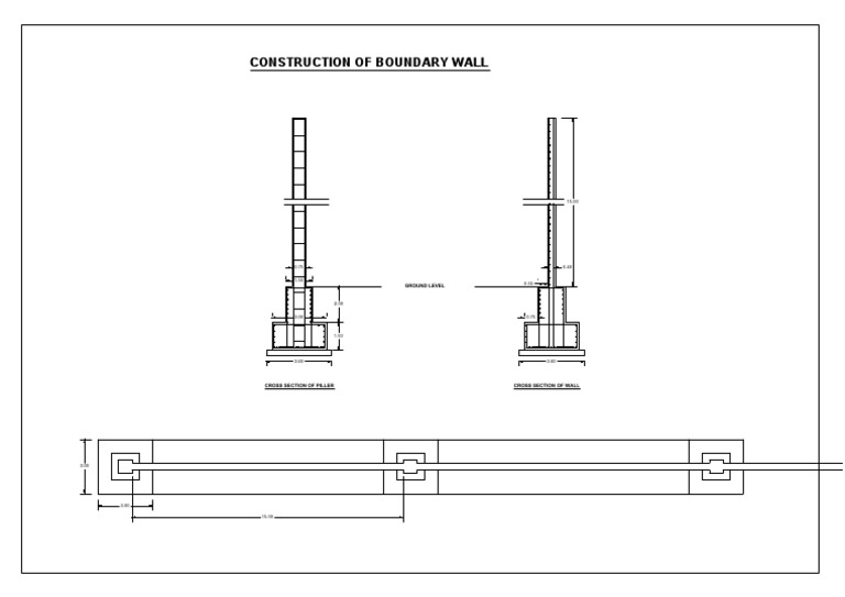 Boundary Wall-Model 1 | PDF