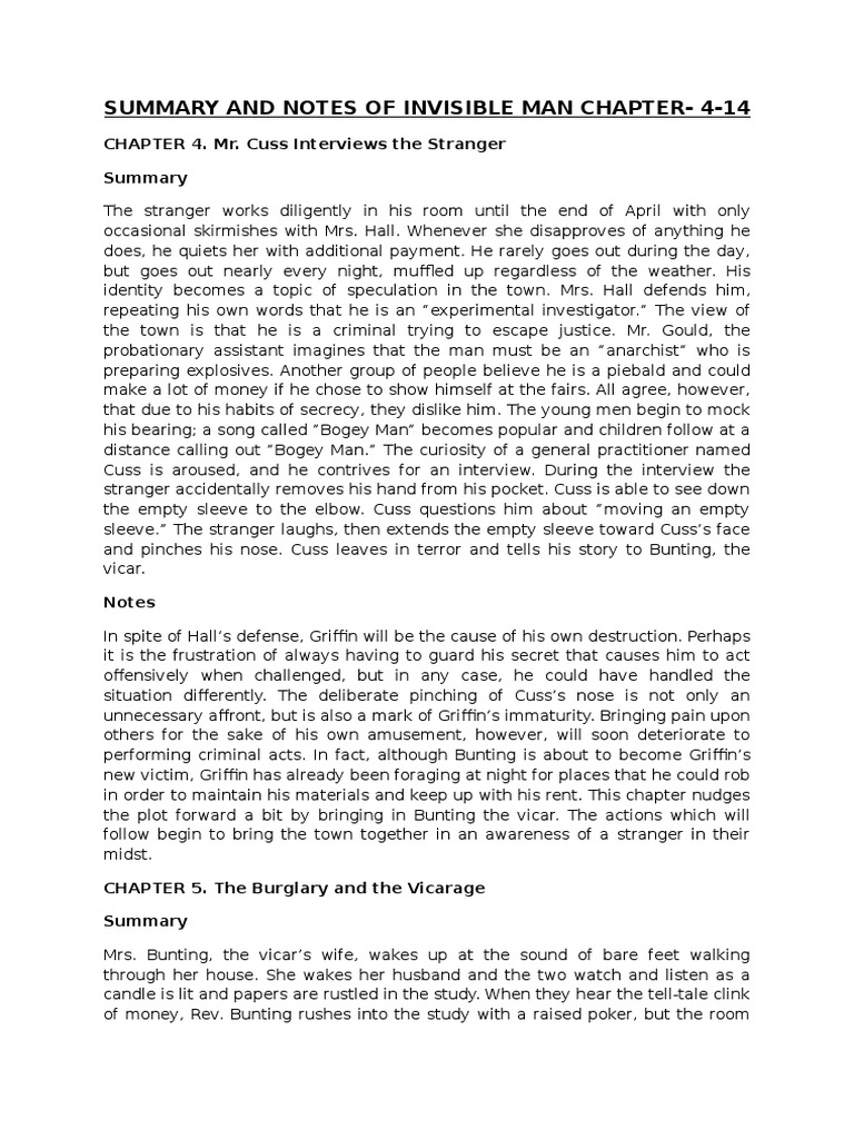 The Growing Terror of the Invisible Man | PDF | The Invisible Man ...