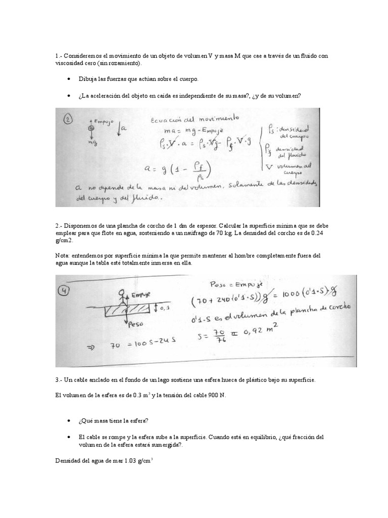 Problemes Fluids | PDF