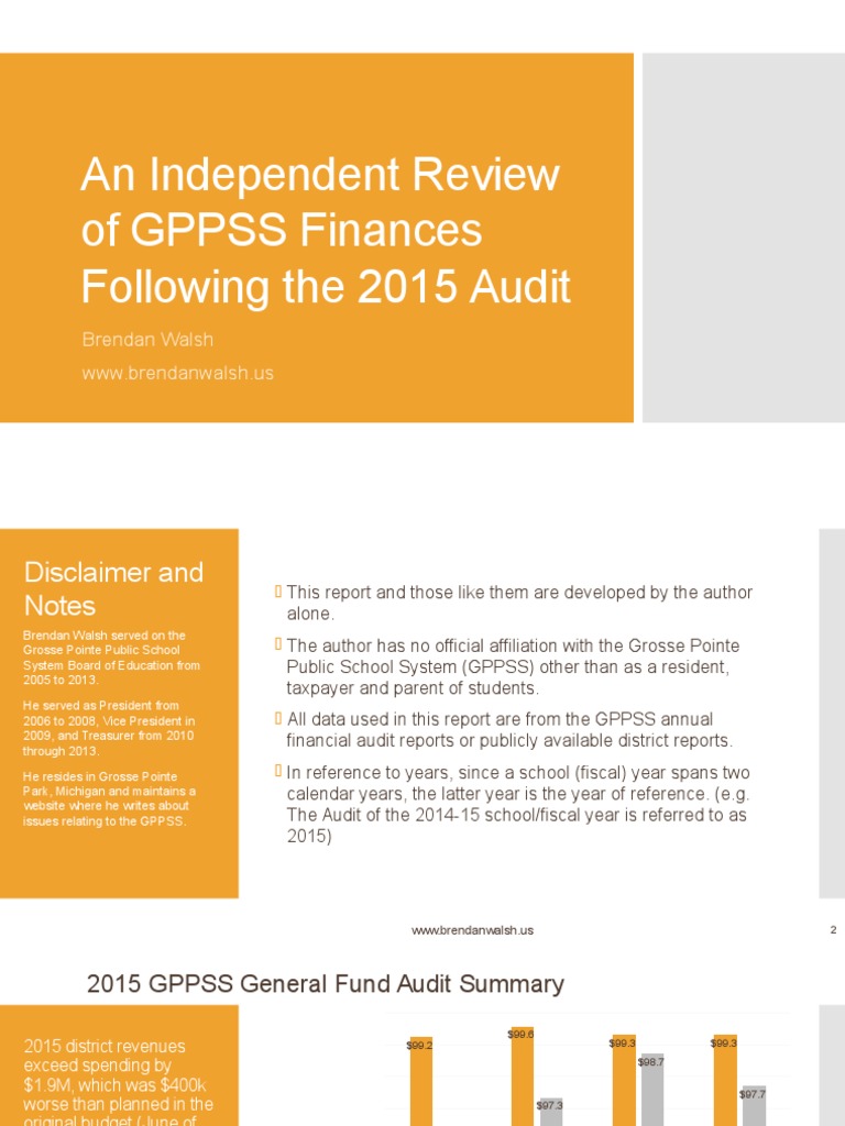 GPPSS 2015 Audit Review | PDF | Expense | Euro