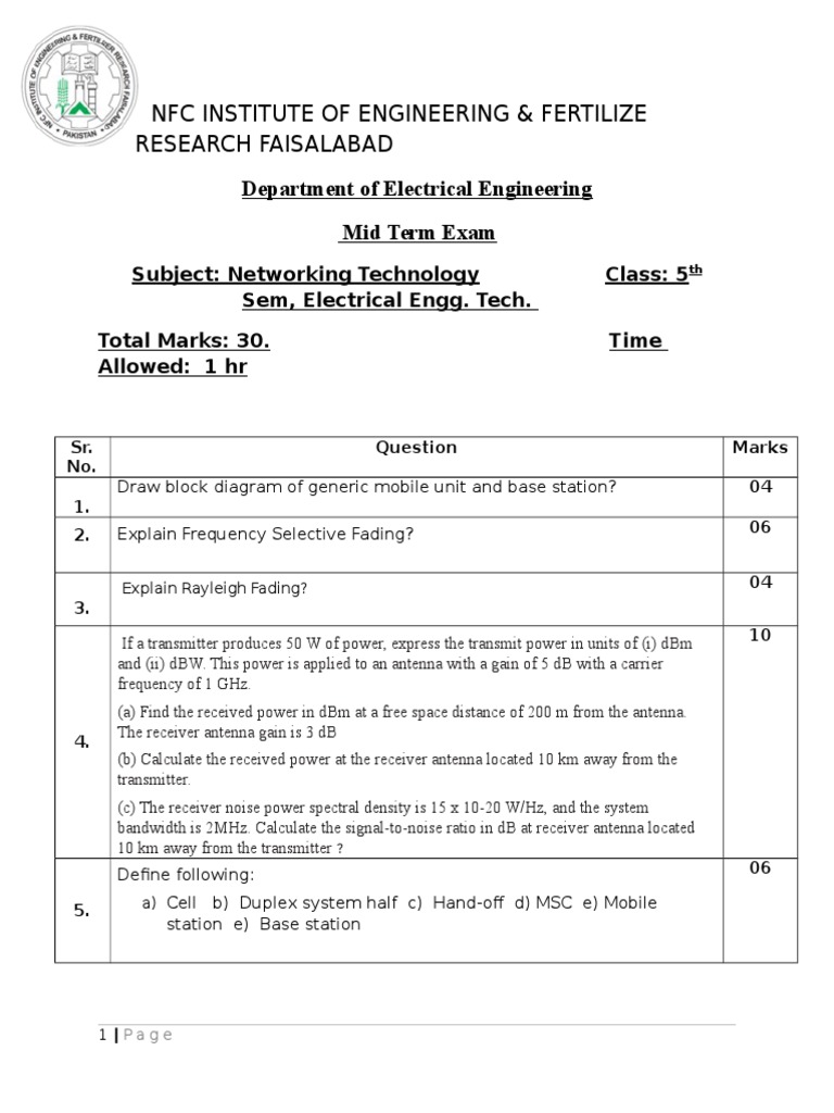 Networking Tech Technology Paper | PDF
